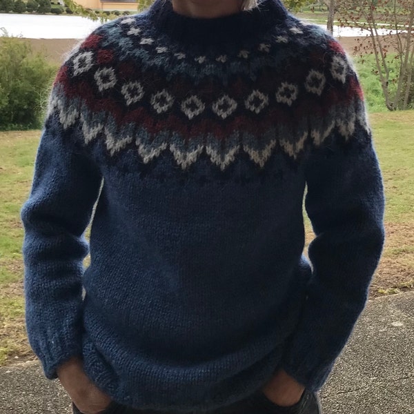 Icelandic Unisex Traditional Sweater, Lopapeysa. - Etsy