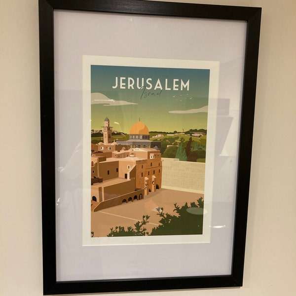 Jerusalem Print - Israel Wall Art - Jerusalem Travel Poster | Home ...