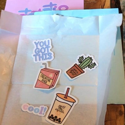 Creative Juice Sticker Artist Decal Paint Painter Pencils Art - Etsy