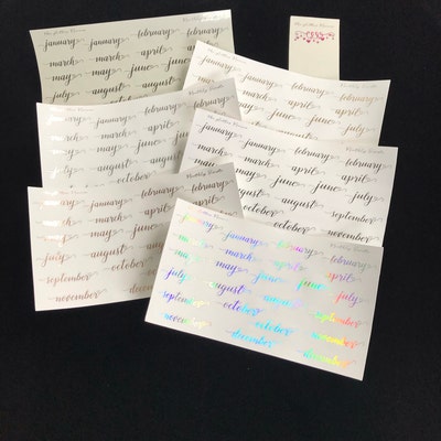 Game Night FOILED Scripts Functional Planner Stickers - Etsy