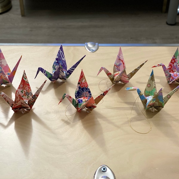Exquisite Origami Paper Crane Hanging Decor - Peace Crane Gift ...