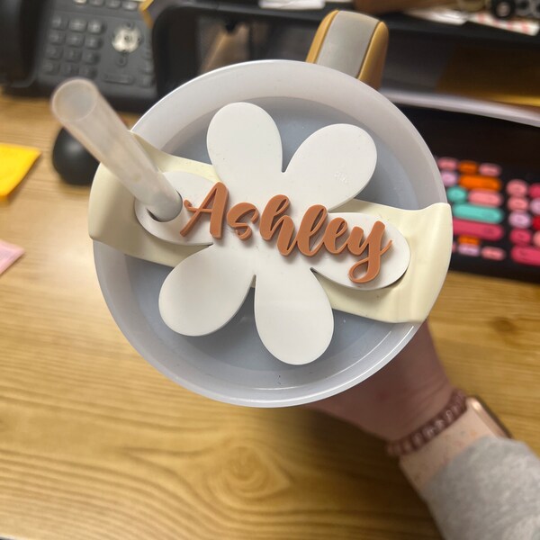 Yeti Tumbler Name Plate | Y*ti Cup Name Tag | Tumbler Acrylic Name ...