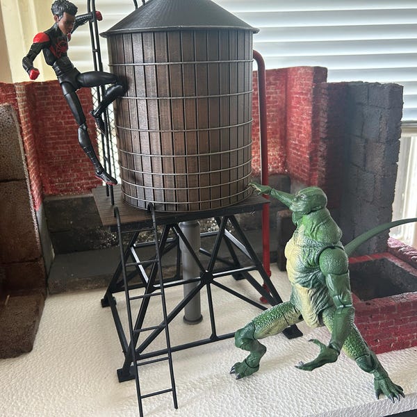 NYC Rooftop Water Tower – 1/12 Scale – Physical Miniature Prop for ...