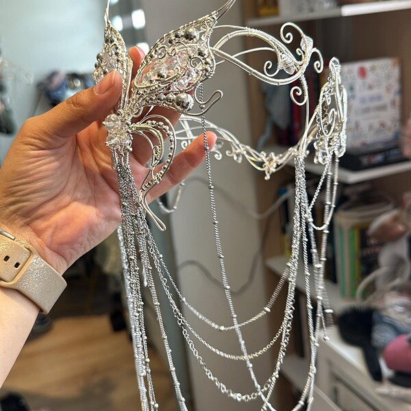 Delicate Elven Tiara, Wedding Circlet, Elf Coronet, Wedding Accessories ...