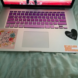 Changing Purple Keyboard Stickers Laptop Keyboard Cover Vinyl MacBook ...