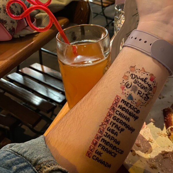 Drinking Around the World Tattoo-food & Wine Festival-epcot World ...