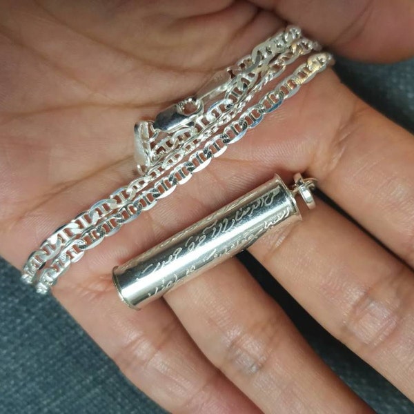 Shia Islamic 925 Sterling Silver Hirz Iman Javad Jawaad on Deer Skin ...