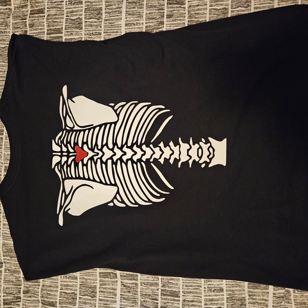 Front and Back Ribcage SVG, Rib Cage Outline, Front Ribcage, Chest ...