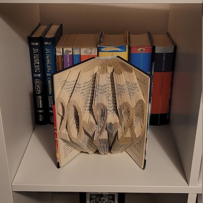 50th Wedding Anniversary Book Fold 50th Wedding Gift Golden - Etsy