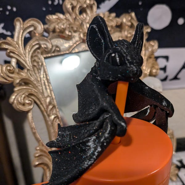 Halloween Bat Straw Topper * Stanley or Brumate 30 Oz / 40oz Straw ...