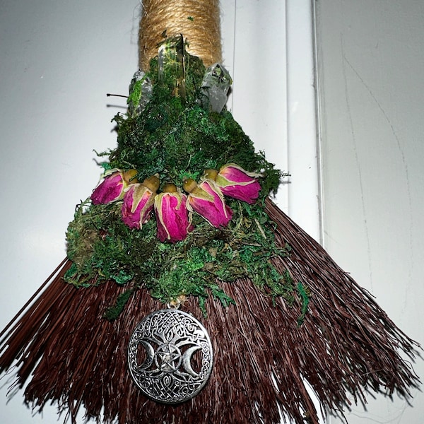 Altar Besom, Witches Besom, Celtic Witch Broom, Altar Broom, Cinnamon ...