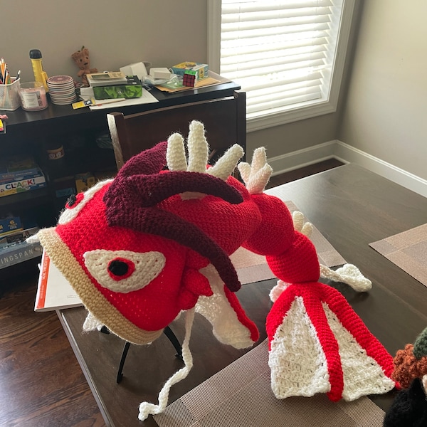 CROCHET PATTERN ONLY - Gyarados and Magikarp Beanie - Etsy