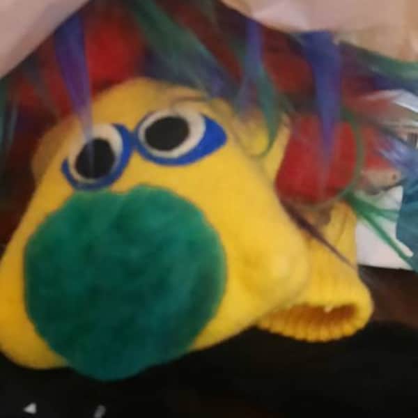 Monarch Butterfly Sock Puppet. Professionally Sewn, Handmade, Couture ...