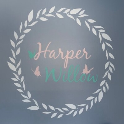 Large Willow Tree Wall Decal Nursery Tree Wall Sticker Murals Butterfly ...