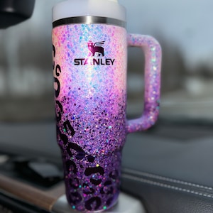 Tiktok Leopard Swirl Tumbler Stanley YETI Simple Modern Trek - Etsy