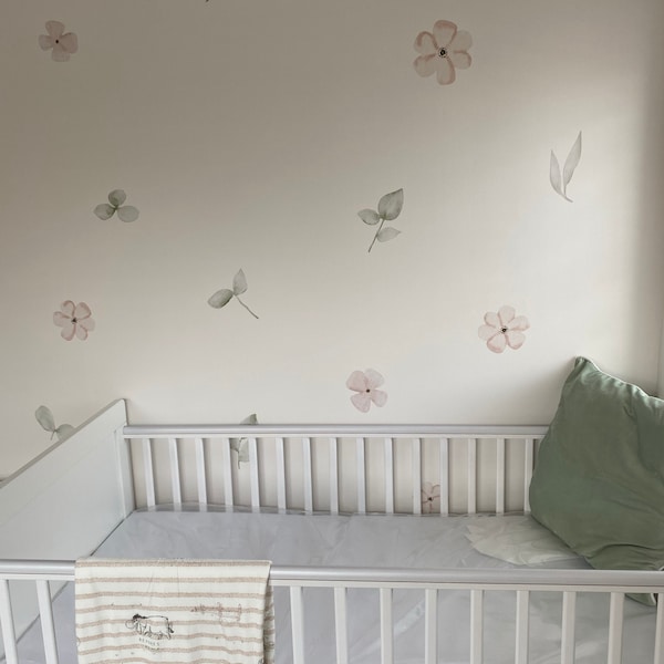 Falling Leaves Fabric Wall Stickers - Removable & Reusable - Etsy
