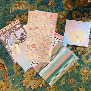 Cute Korean Dog and Paw Print Sticker Sheet - Etsy