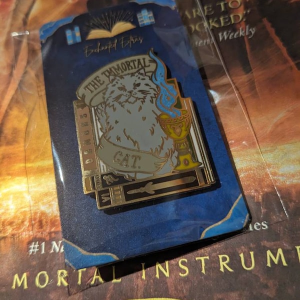 Church Enamel Pin the Immortal Cat Shadowhunters Bookish Merch Reader ...
