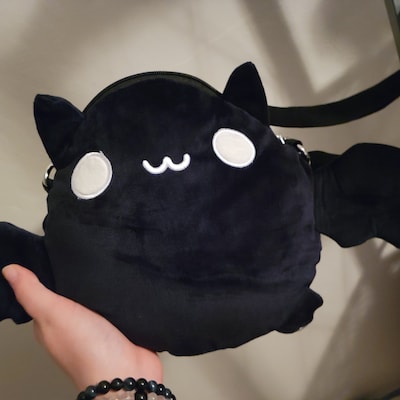 Cute Plush Bat Mini Crossbody Bag / Backpack New Higher Quality Straps ...