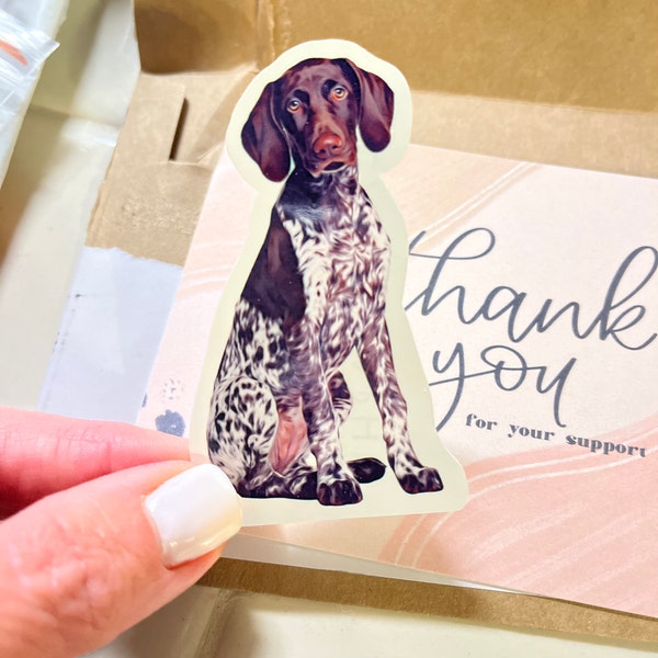 GSP Sticker, German Shorthaired Pointer, Dog Mom, Dog Sticker, GSP, Dog ...