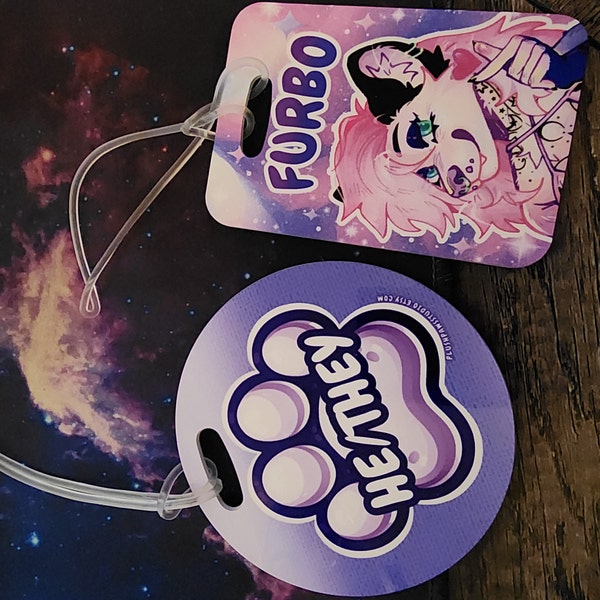 Disabilities Custom Fursuit Badge Tags Custom Text Furry Badge ...