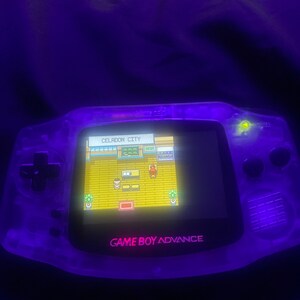 Lime Green Game Boy Advance GBA Console With Ips V5 Backlit LCD Mod ...