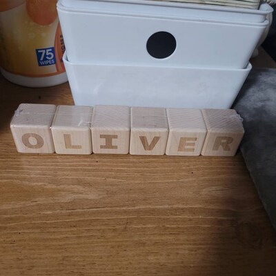 12 Pc ASL Number Blocks With Braille American Sign Language Blocks Asl ...