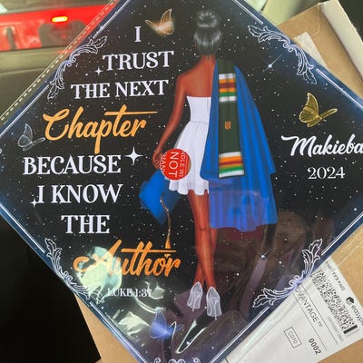 Master Social Worker Graduation Cap Topper, Customized Social Work Grad ...