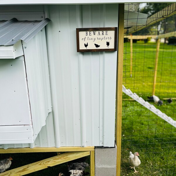 Chicken Coop Sign, Farmhouse Chicken Coop Decor, Gift for Chicken Lover ...