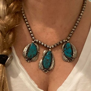 NAVAJO Rose Chee USA Mined TURQUOISE Sampler Tufa Cast | Etsy