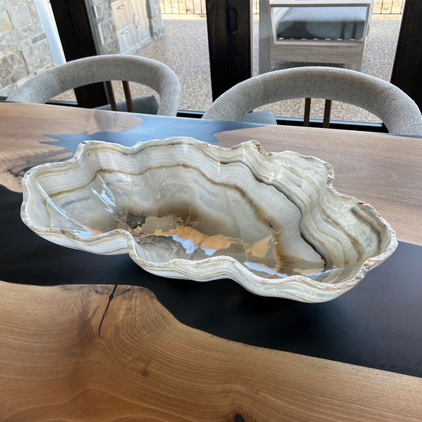 Unique Marble Bowl , Marble Art Fruit Bowl Carving ,handmade White ...