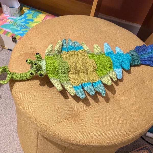 PATTERN | Diplomoceras Crochet Plush | Prehistoric Ammonite Species ...