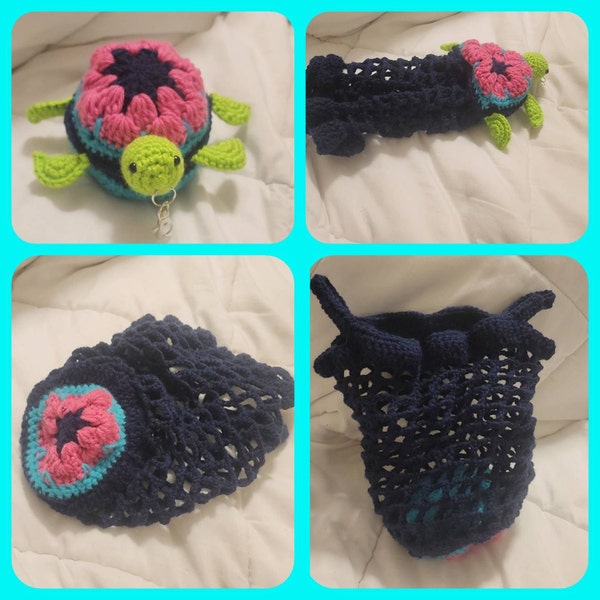 Foldable Turtle Bag - PDF Crochet Pattern - Etsy