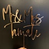 MDF Laser Cut Names Wedding Place Names Table Decoration MDF Placename ...