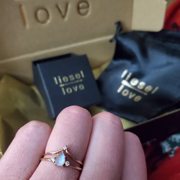 14K Gold "swoop" Ring, Diamond Ring, Diamond Chevron Ring, V Ring ...