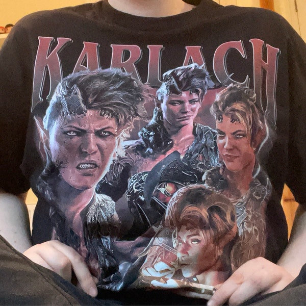 Limited Karlach Baldurs Gate 3 Vintage T-shirt, Gift for Women and Man ...