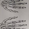 Coco Skeleton Hands Temporary Tattoos for Cosplay. Skull - Etsy Canada