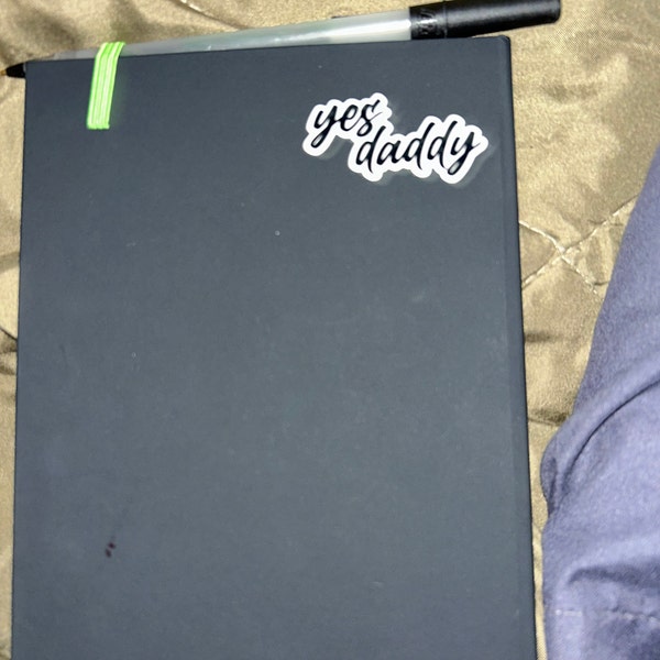 Yes Daddy Sticker | Smut Sticker Waterproof Glossy Vinyl Sticker Cute ...