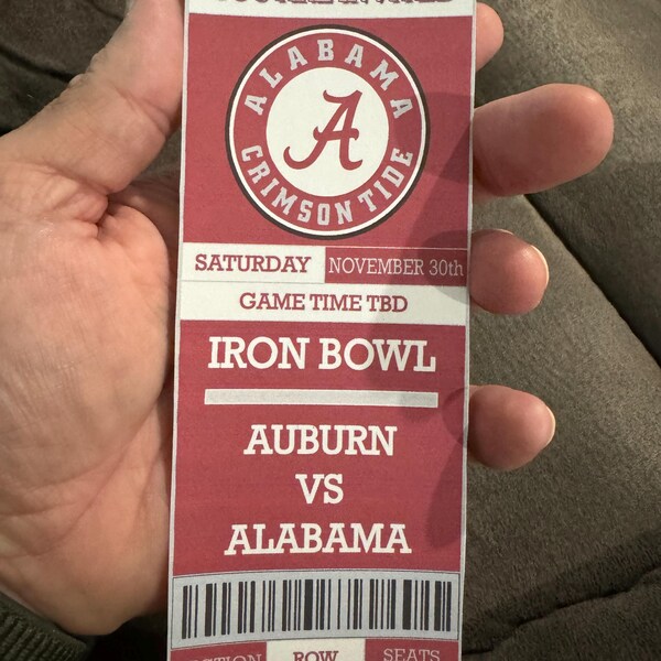 Georgia Bulldogs Ticket Invitation - Etsy