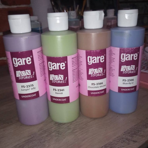 Gare Fun Strokes Pottery Paint 75 Colors - Etsy