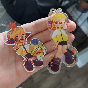 Splatoon Agent Acrilyc Pins - Etsy
