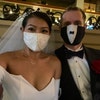 Bride and Groom Cotton Face Mask With Filter,face Mask Wedding,set of ...