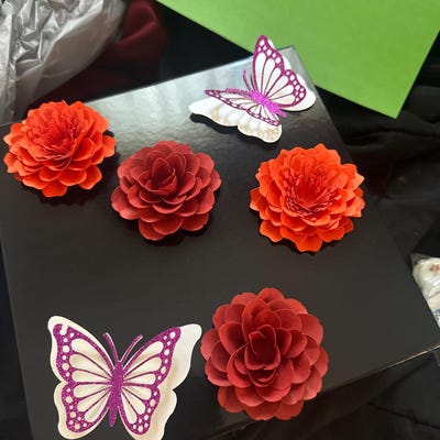 Paper Magnolia Templates, Paper Flower Svg, Printable Flower, Paper ...