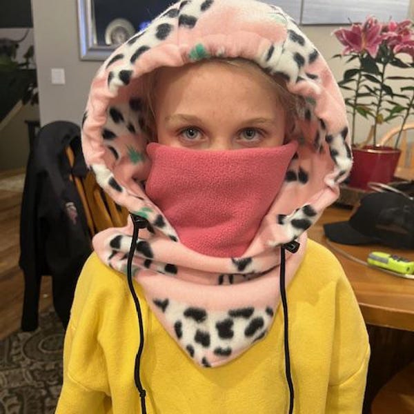 Menta Snow Hoodie Helmet Compatible Hood Hat DIY PDF Sewing Pattern ...