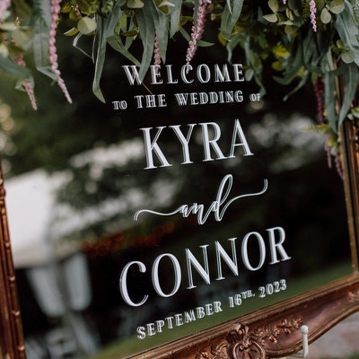 Open Bar Wedding Vinyl Decal Sticker DIY Wedding Decor - Etsy