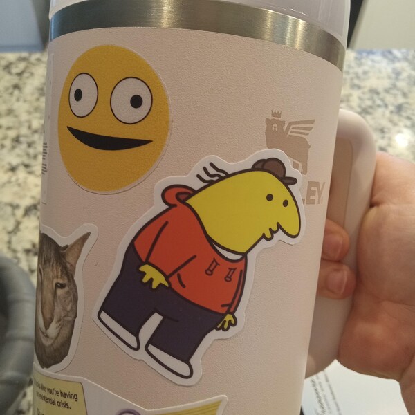 Smiling Friends Character Funny Handmade Stickers - Etsy