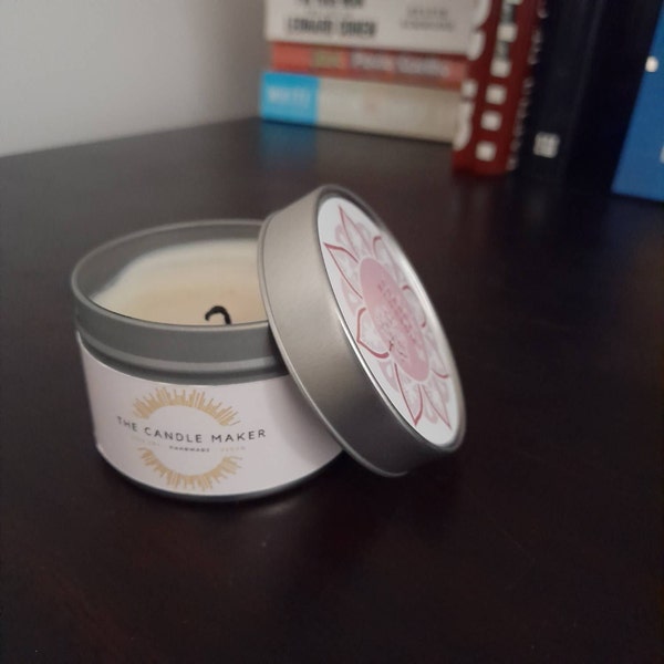 Handmade Fresh Linen Scented 100% Soy Wax Candle Vegan Cruelty Free ...
