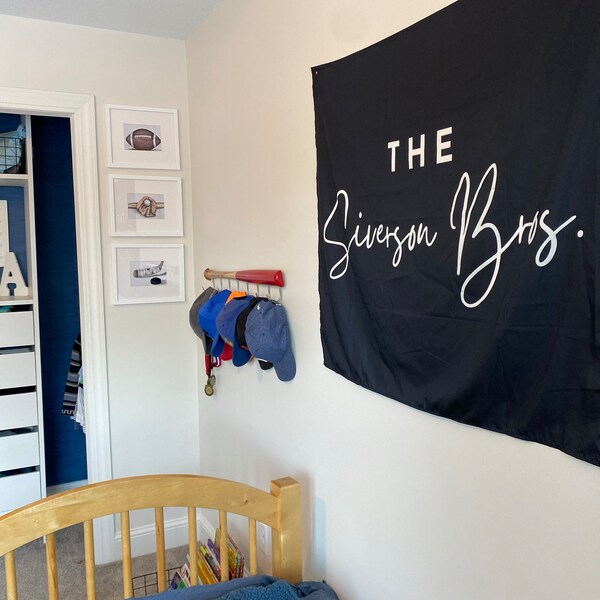 Playroom Sign, Kids Banner, Boys Name Sign, Boys Room Decor, Boy ...
