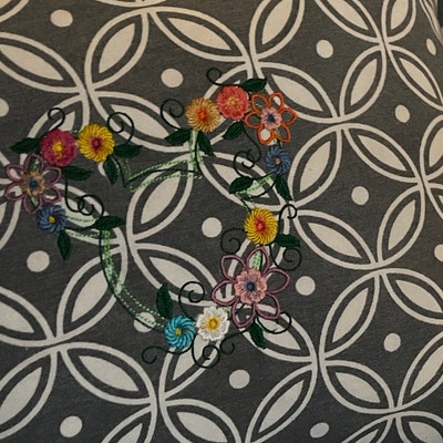 Spring Embroidery Designs, Floral Spring Embroidery Design, Hello ...