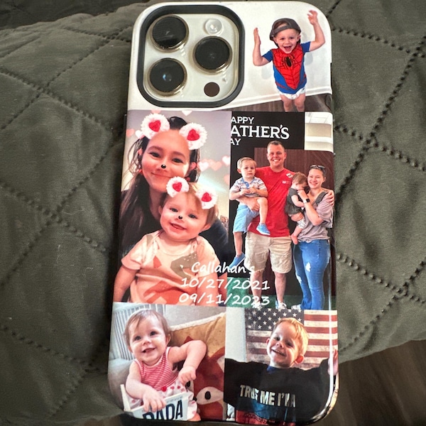 Personalized Custom Picture Collage Phone Case, Custom Phone Case With ...